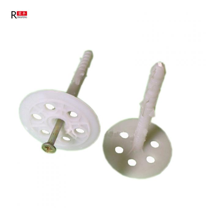50mm 55mm 60mm Dia. LDPE Plastic Nylon Insulation Anchors