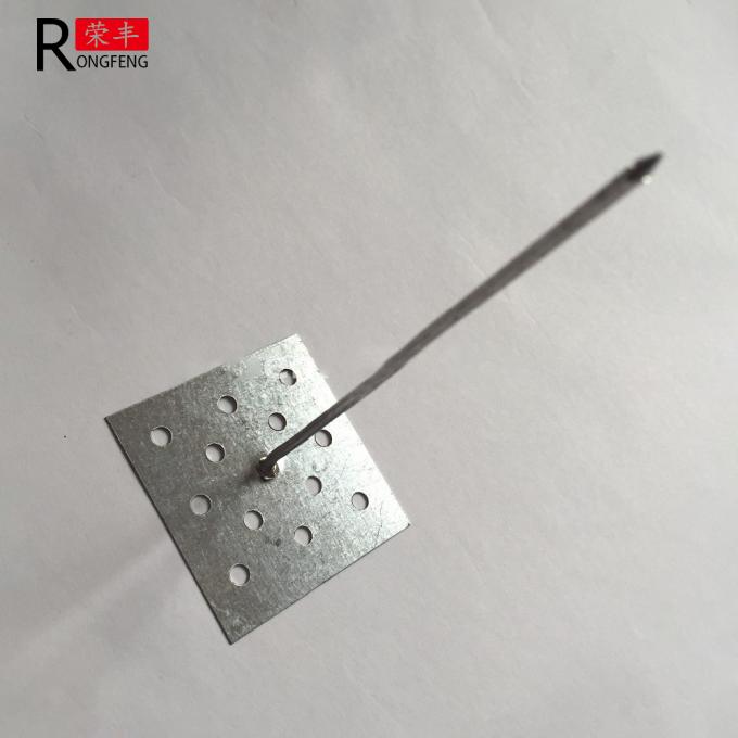 Rock Wool Steel Self Adhesive Insulation Pin 24*24 Base Size